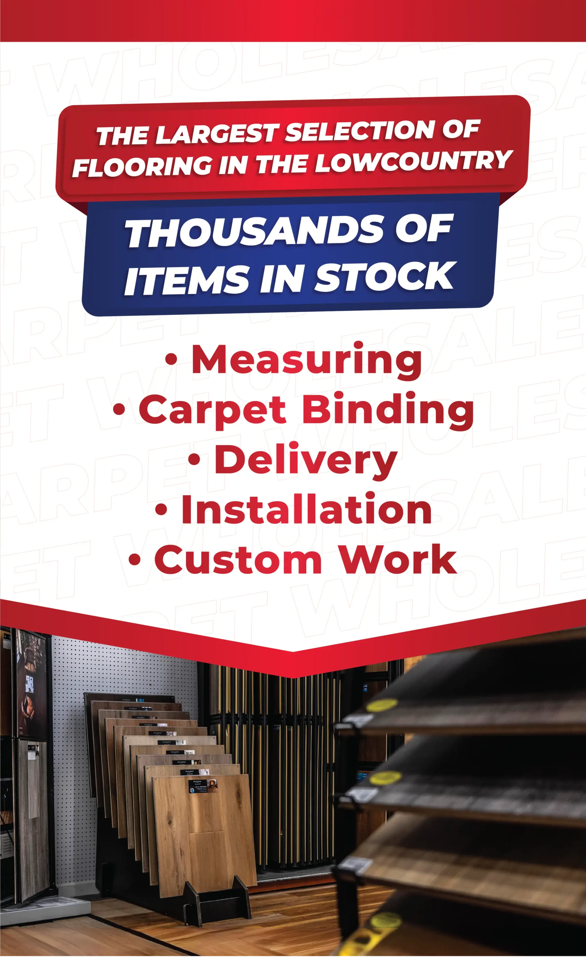 Flooring Services - Carpet Binding, Custom Rugs & Cleaning